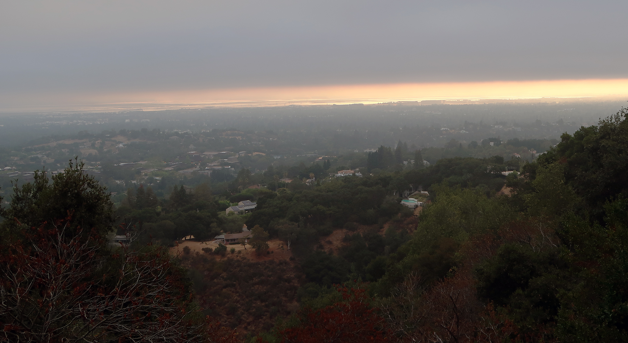 A gorgeous inversion from Black Mountain - dismal wilderness