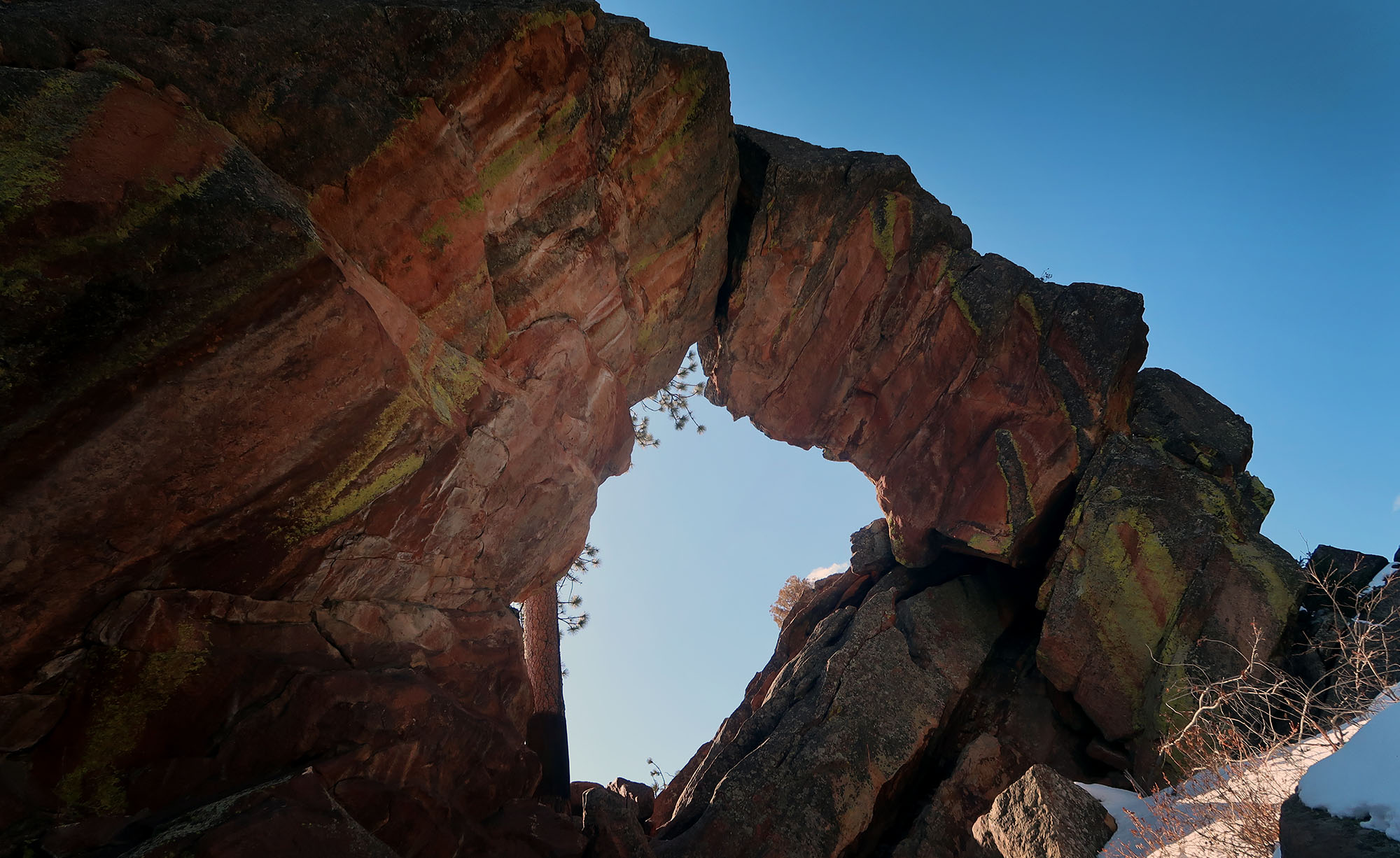 Royal Arch Trail (Boulder) in Late March - dismal wilderness