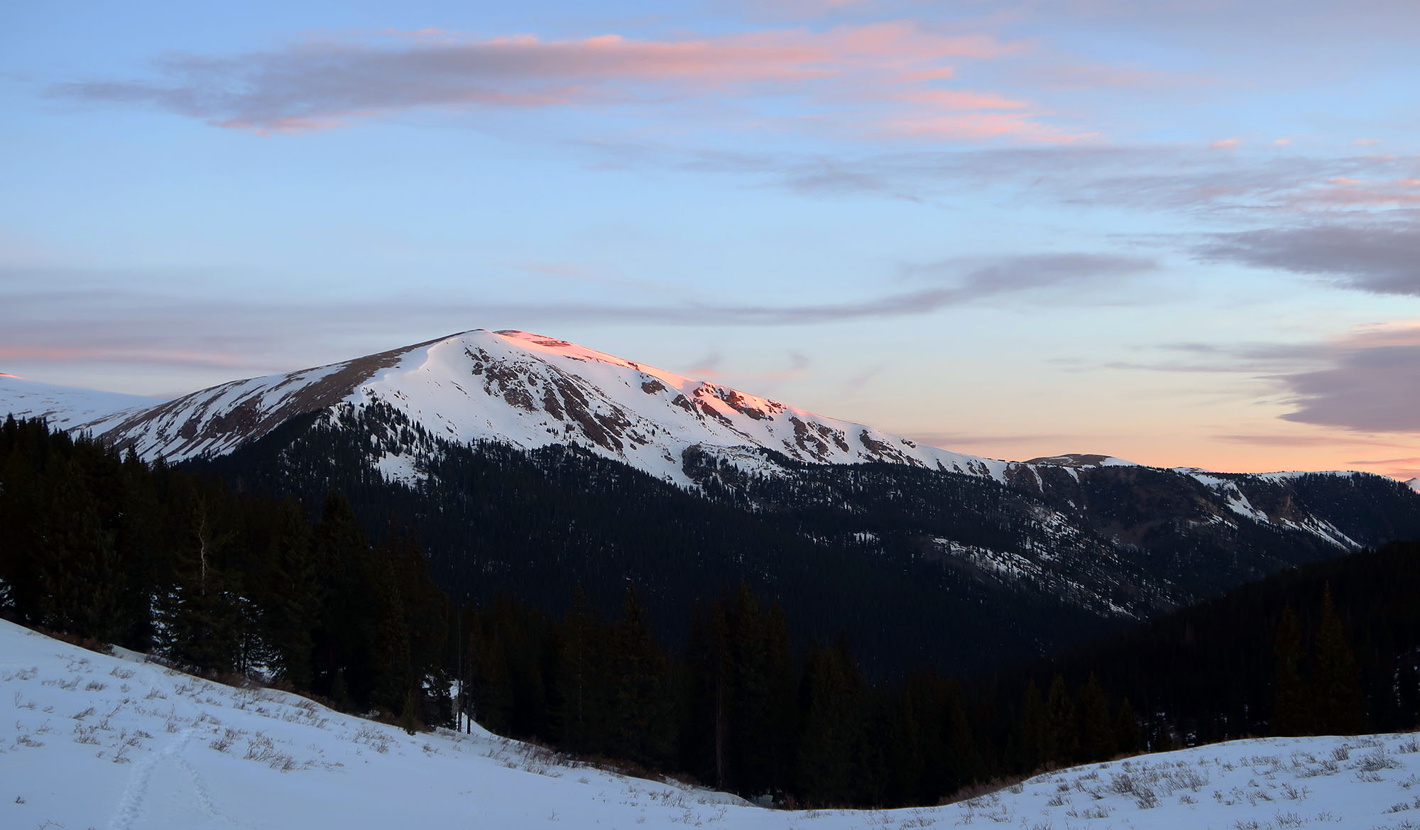 Mount Bierstadt in Spring (1.8 times) - dismal wilderness