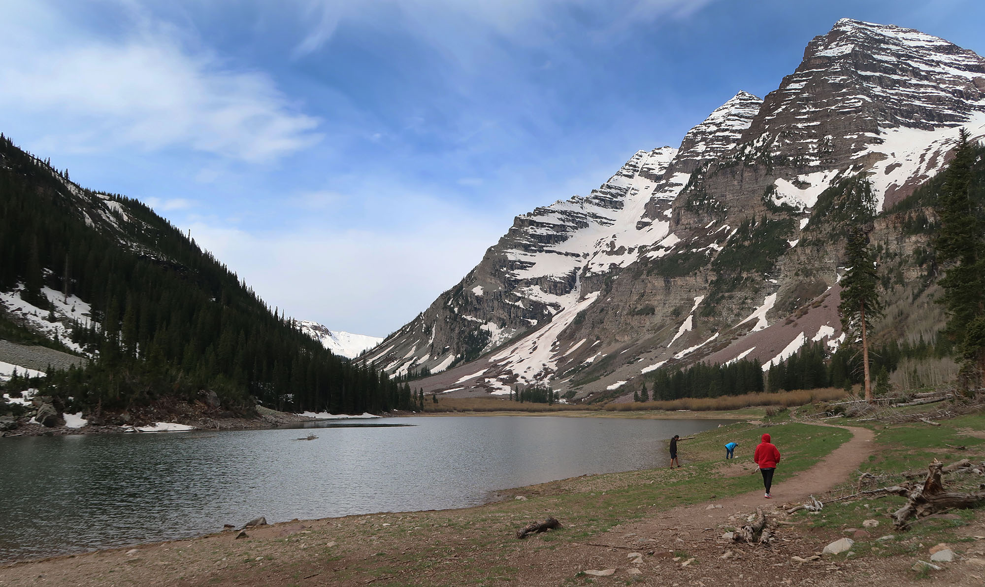 Maroon Lake to Crater Lake (Maroon Bells) - dismal wilderness