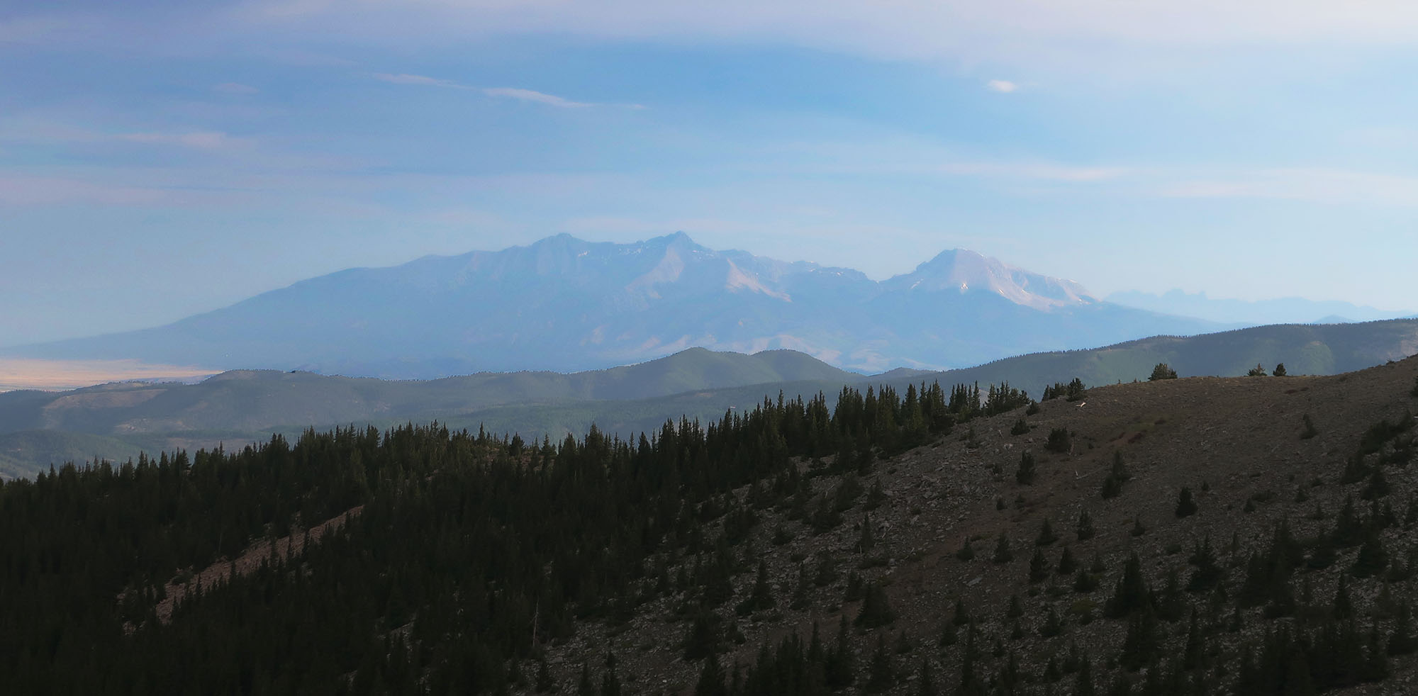 Culebra Peak and Red Mountain - dismal wilderness