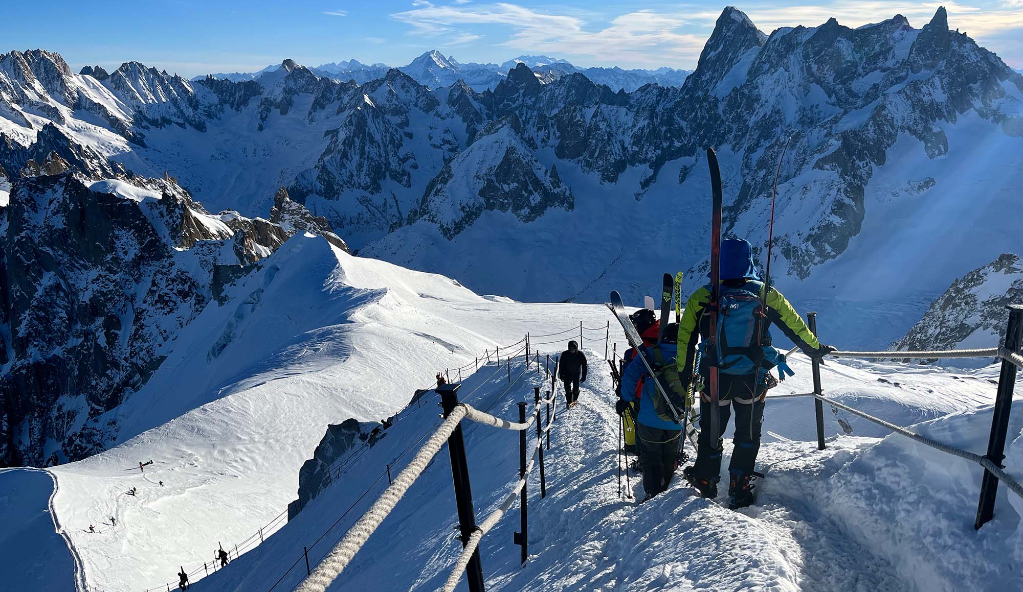 Chamonix's Vallée Blanche ski descent - dismal wilderness