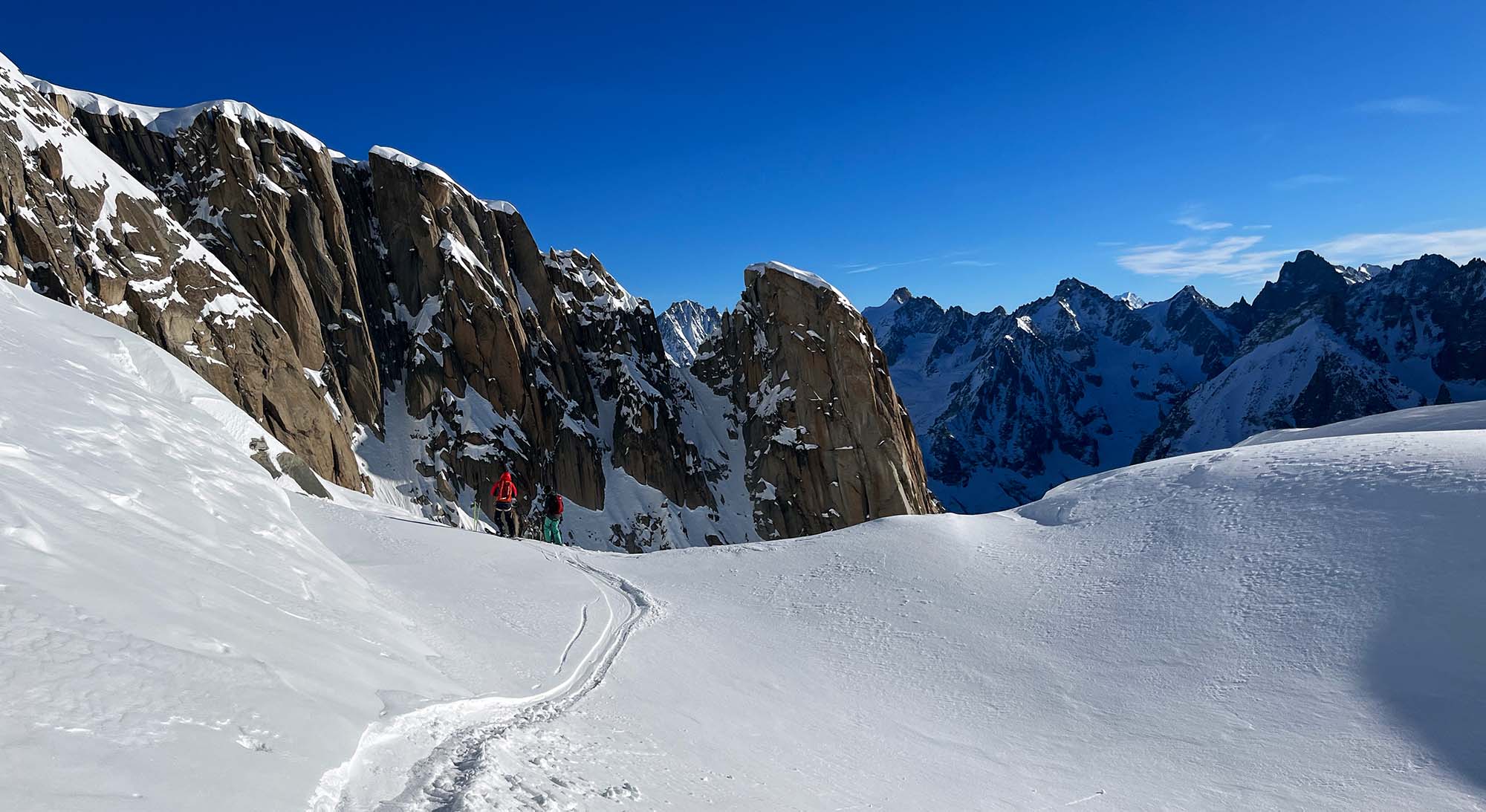 Chamonix's Vallée Blanche ski descent - dismal wilderness