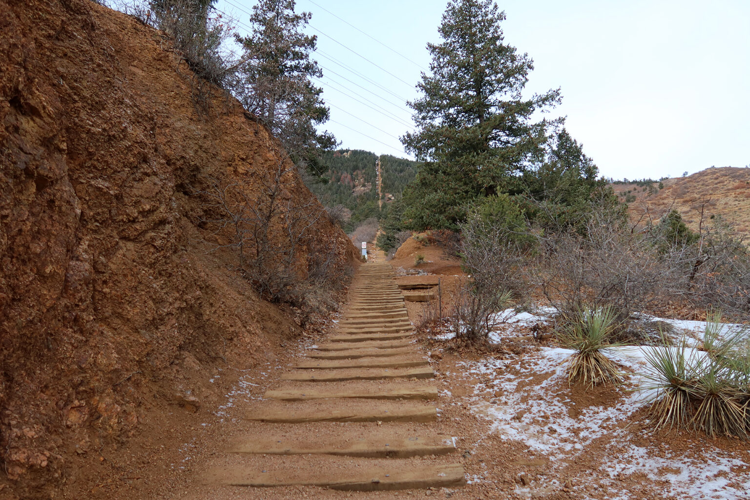 The Manitou Incline and Barr Trail to Barr Camp - dismal wilderness
