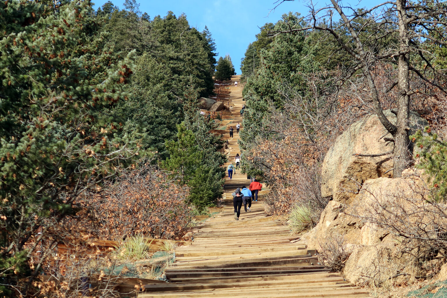 The Manitou Incline and Barr Trail to Barr Camp - dismal wilderness