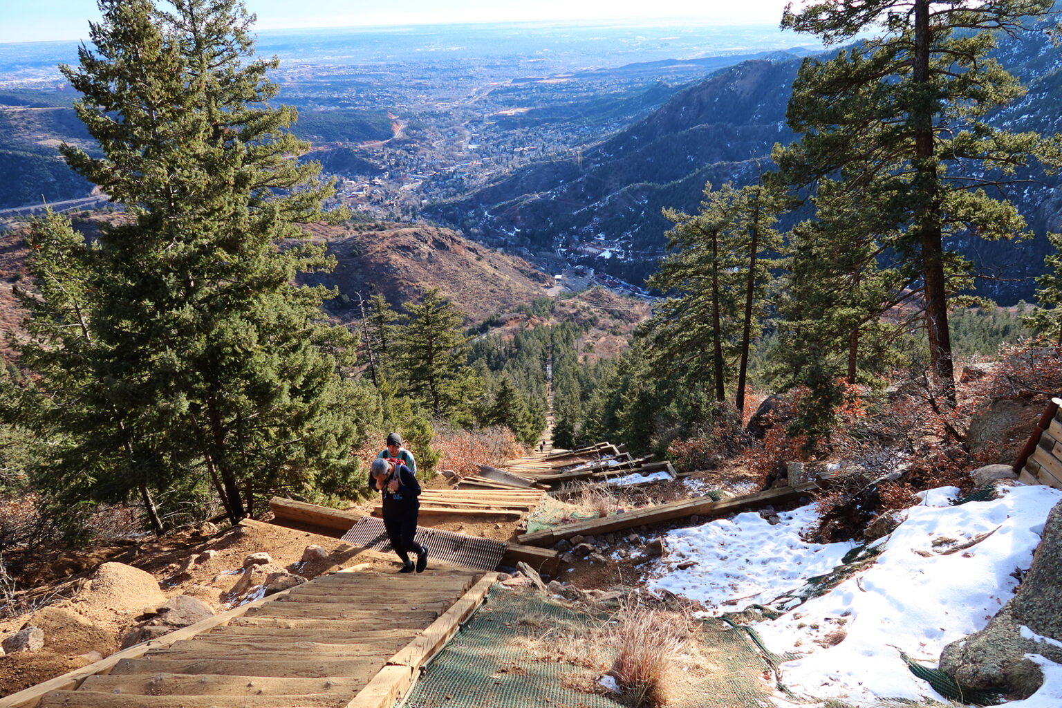 The Manitou Incline and Barr Trail to Barr Camp - dismal wilderness