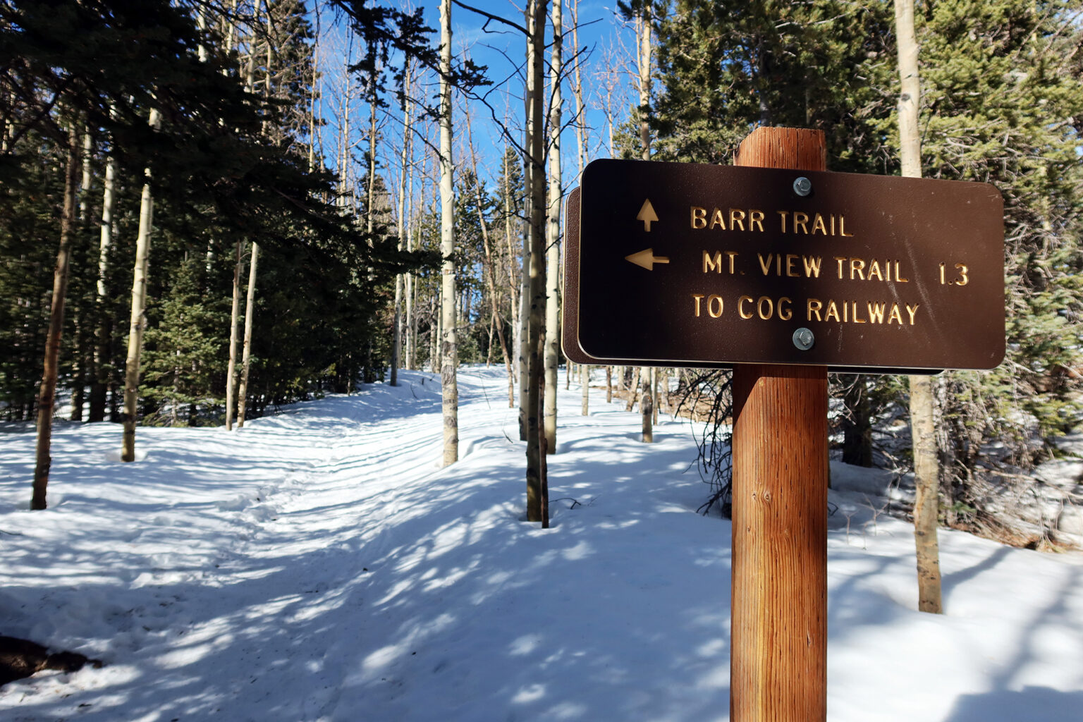 The Manitou Incline and Barr Trail to Barr Camp - dismal wilderness