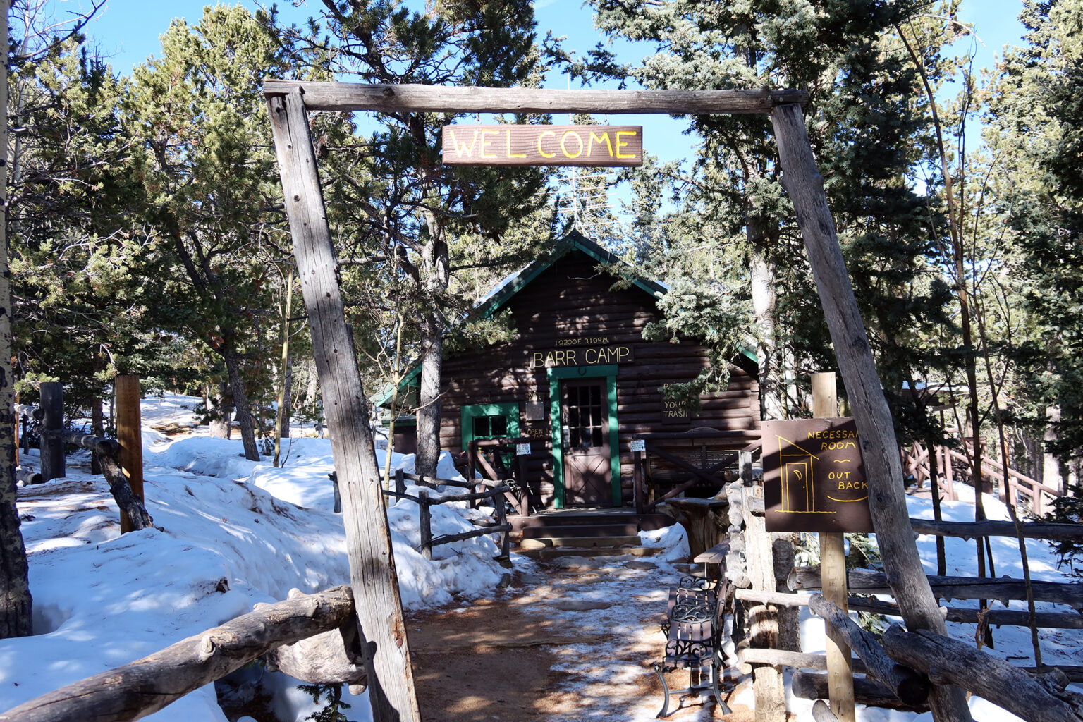 The Manitou Incline and Barr Trail to Barr Camp - dismal wilderness