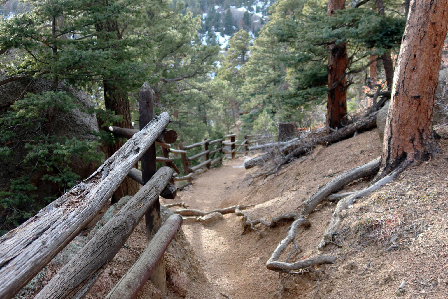 The Manitou Incline and Barr Trail to Barr Camp - dismal wilderness